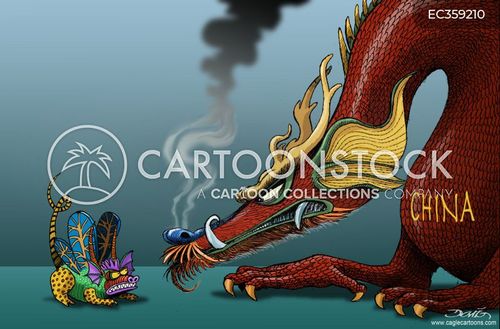 China Relations Cartoons and Comics - funny pictures from CartoonStock
