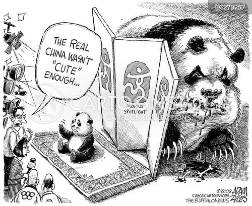China Praise Cartoons and Comics - funny pictures from CartoonStock