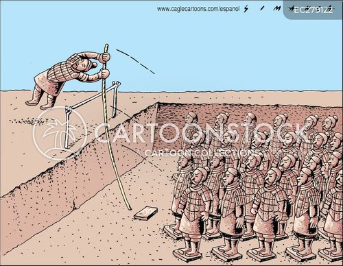 Terracotta Warrior Cartoons and Comics - funny pictures from CartoonStock