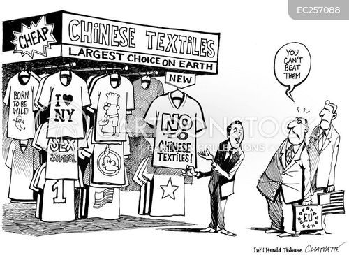 Textile Import Cartoons and Comics - funny pictures from CartoonStock