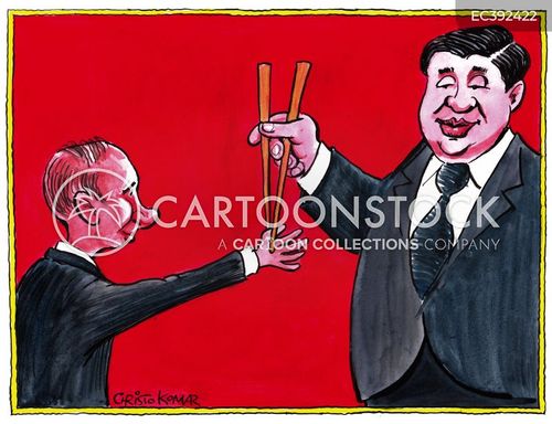 Leader Of China Cartoons and Comics - funny pictures from CartoonStock