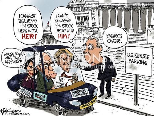 Warren 2020 Cartoons and Comics - funny pictures from CartoonStock