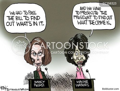 Maxine Waters Cartoons and Comics - funny pictures from CartoonStock