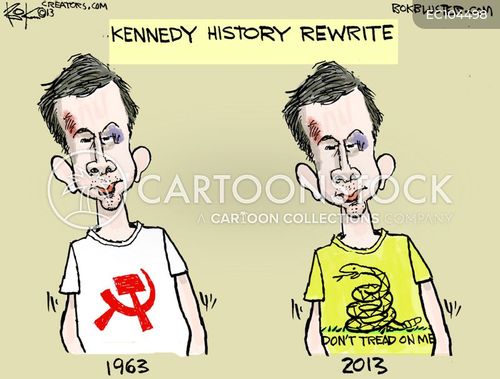 Rewriting History Cartoons and Comics - funny pictures from CartoonStock