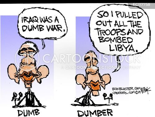 Dumb Wars Cartoons and Comics - funny pictures from CartoonStock
