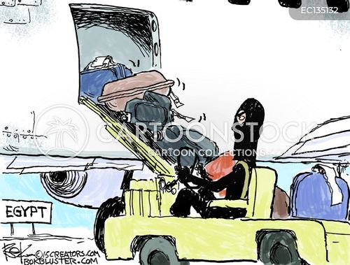 Airplane Safety Cartoons and Comics - funny pictures from CartoonStock