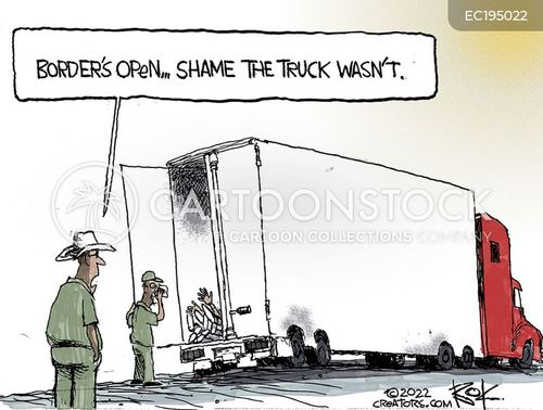 Border Reopening Cartoons and Comics - funny pictures from CartoonStock