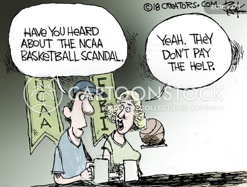Ncaa Investigation Cartoons and Comics - funny pictures from CartoonStock