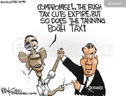 Bipartisan Leaders Cartoons and Comics - funny pictures from CartoonStock