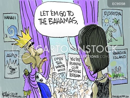 White House Tour Cartoons and Comics - funny pictures from CartoonStock