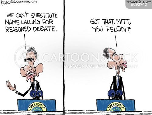 Reason Debate Cartoons and Comics - funny pictures from CartoonStock