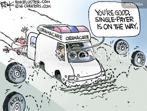 Single-payer System Cartoons and Comics - funny pictures from CartoonStock