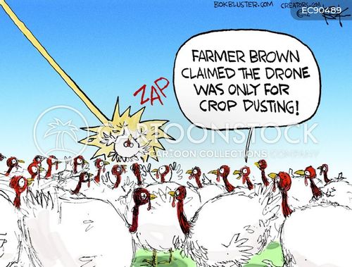 Agricultural Drones Cartoons and Comics - funny pictures from CartoonStock