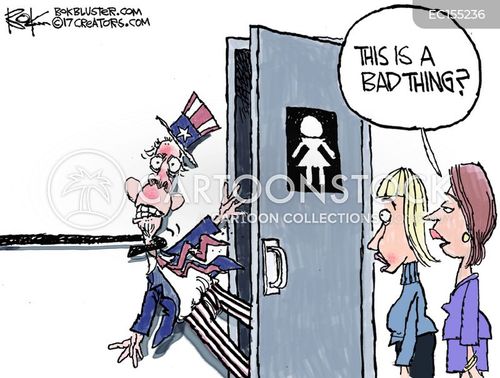 Bathroom Regulations Cartoons and Comics - funny pictures from CartoonStock