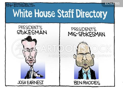 Media Spokesperson Cartoons and Comics - funny pictures from CartoonStock