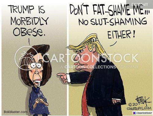 Trump's Physique Cartoons and Comics - funny pictures from CartoonStock
