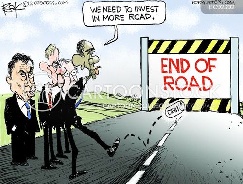 End Of The Road Cartoons and Comics - funny pictures from CartoonStock