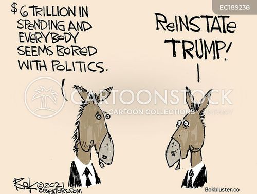 Trump Reinstatement Cartoons and Comics - funny pictures from CartoonStock