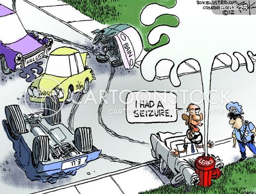 Seizure Cartoons and Comics - funny pictures from CartoonStock