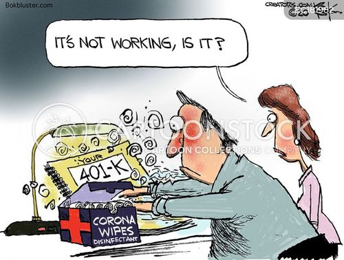 401k Losses Cartoons and Comics - funny pictures from CartoonStock