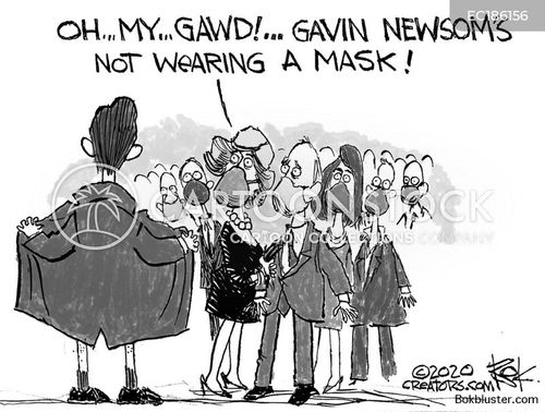 Gavin Newsom Cartoons and Comics - funny pictures from CartoonStock