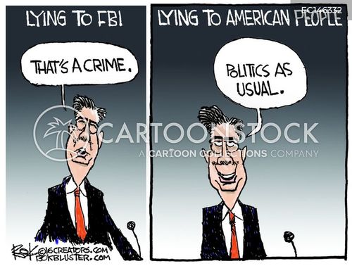 Lied To Fbi Cartoons and Comics - funny pictures from CartoonStock