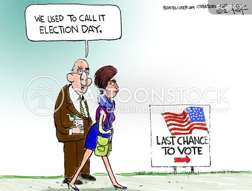 Election Day Cartoon Pollster Cartoons. Archives Glasbergen Cartoon