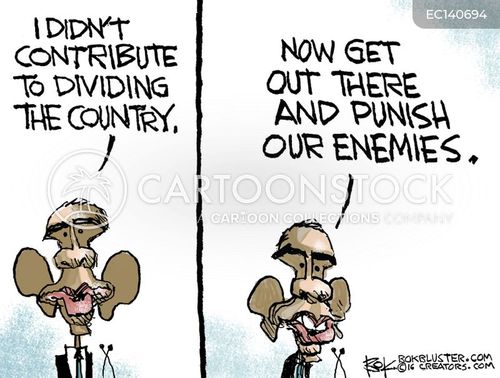 Divisive Politicians Cartoons and Comics - funny pictures from CartoonStock