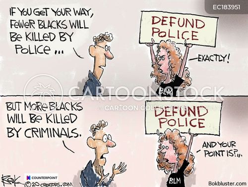 Blacks And Police Cartoons and Comics - funny pictures from CartoonStock