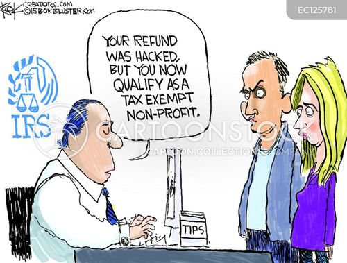 Tax Refund Status Cartoons and Comics - funny pictures from CartoonStock