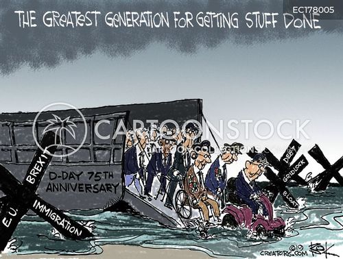 Greatest Generation Cartoons and Comics - funny pictures from CartoonStock