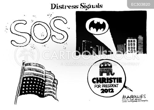 Rescue Signal Cartoons and Comics - funny pictures from CartoonStock