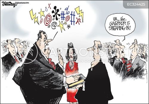 Swearing-in Ceremony Cartoons and Comics - funny pictures from CartoonStock