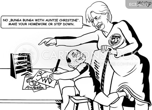 Christina Lagarde Cartoons and Comics - funny pictures from CartoonStock