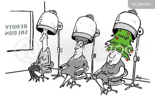 Hairstyling Tools Cartoons and Comics - funny pictures from CartoonStock