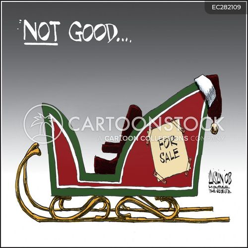 Christmas Economy Cartoons and Comics - funny pictures from CartoonStock