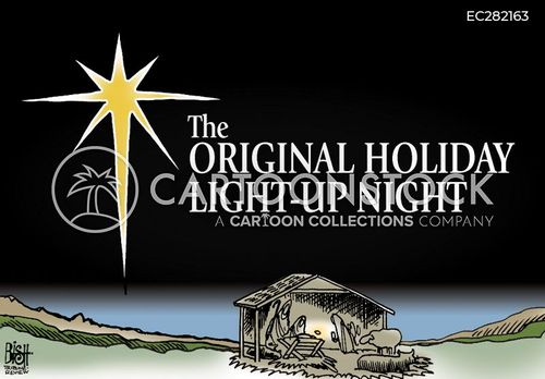 Manger Scene Cartoons and Comics - funny pictures from CartoonStock