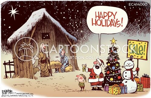 Happy Holidays Cartoons and Comics - funny pictures from CartoonStock