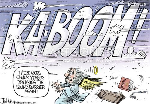 Sound Barrier Cartoons and Comics - funny pictures from CartoonStock