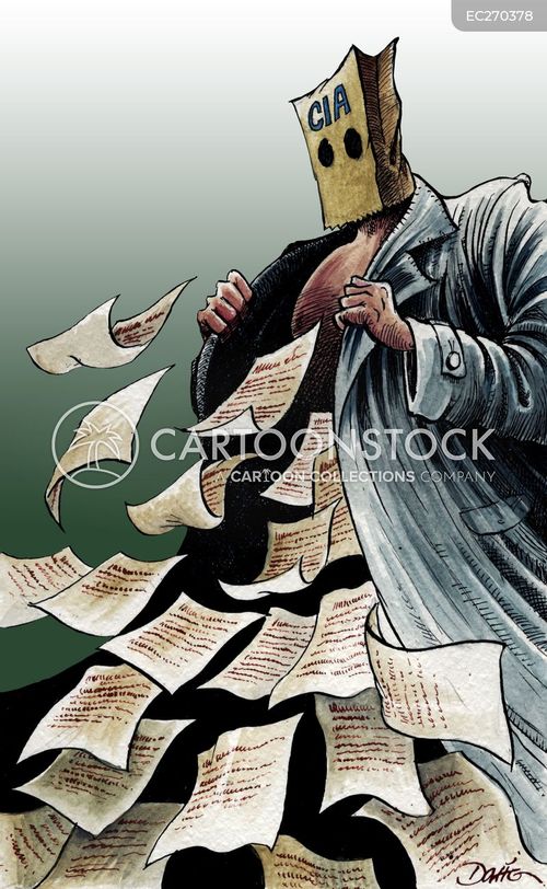 Espionage Activities Cartoons and Comics - funny pictures from CartoonStock