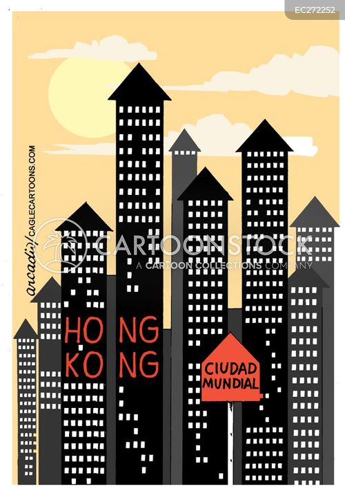 Bustling Streets Cartoons and Comics - funny pictures from CartoonStock