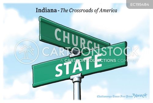 Indiana Landmarks Cartoons and Comics - funny pictures from CartoonStock