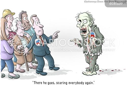 Political Zombie Cartoons and Comics - funny pictures from CartoonStock