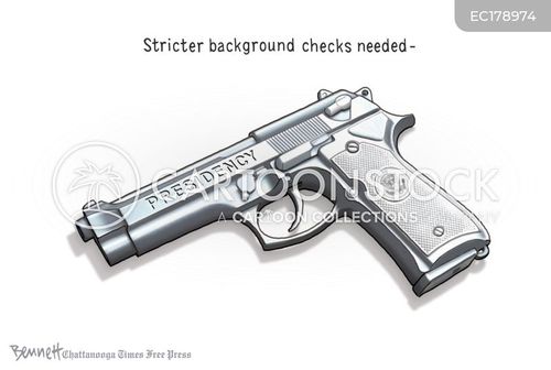Expanded Background Checks Cartoons and Comics - funny pictures from ...