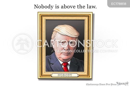 Nobody Above The Law Cartoons and Comics - funny pictures from CartoonStock
