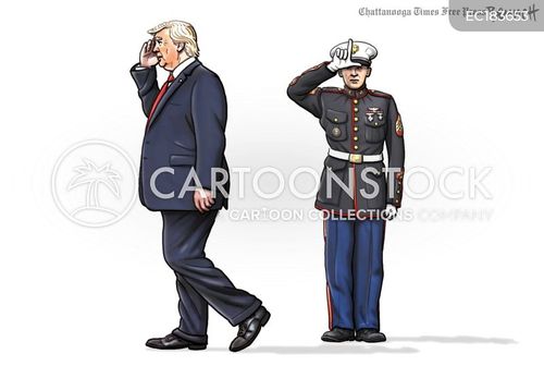 Politician Salute Cartoons and Comics - funny pictures from CartoonStock