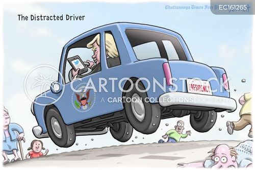 Distratced Cartoons and Comics - funny pictures from CartoonStock