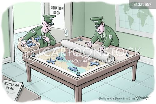 Nuclear Diplomacy Cartoons and Comics - funny pictures from CartoonStock