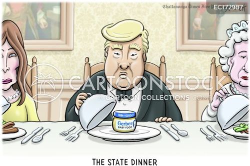 Diplomacy Dinner Cartoons and Comics - funny pictures from CartoonStock