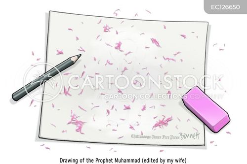 Drawing Mohammed Cartoons and Comics - funny pictures from CartoonStock
